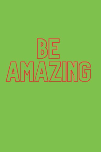 Be WORDs (AMAZING) is a Notebook with positive words to inspire people ...