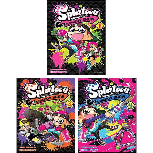 Splatoon: Squid Kids Comedy Show, Vol (1,3,4) Collection 3 Books Set By ...