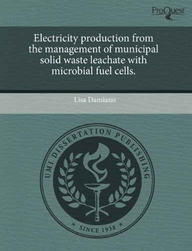 Electricity production from the management of municipal solid waste ...