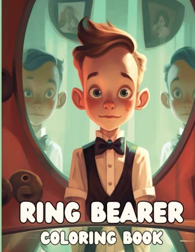 Ring Bearer Coloring Book: Awesome Wedding Coloring Book for kids by ...