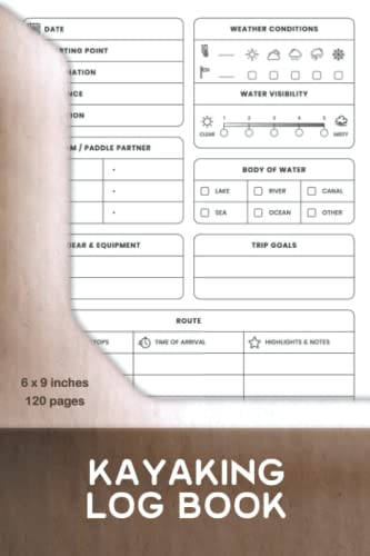 Kayaking Log Book: Helps You Keep Track of Your Kayaking Trips And ...