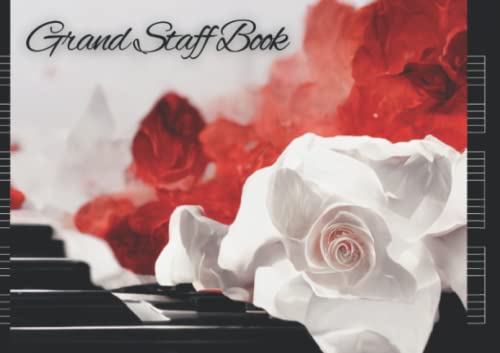 Grand Staff Book: 150 Landscape Orientated Pages | Staff Paper Notebook ...