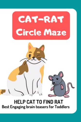 Cat-Rat Maze Puzzle Book - Best Maze Puzzle Book for Toddlers: HELP CAT ...