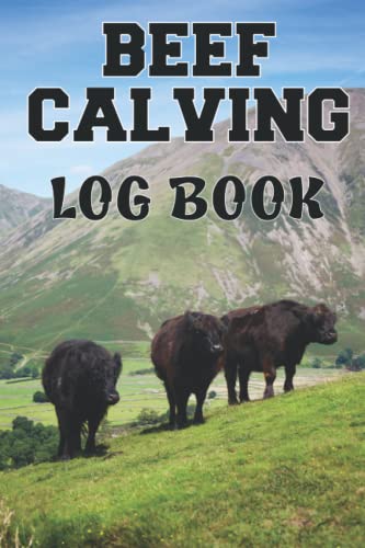 Beef Calving Log book: Track Livestock Breeding Cow Income And Expense ...