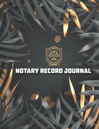 Notary Records Journal: Notary Public Record Book - Notary Log Book To ...
