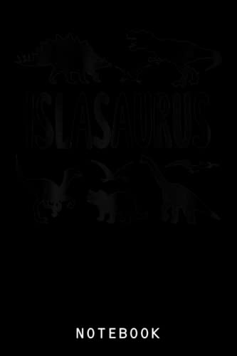 Dinosaur T Rex Isla Islasaurus Girls Dino Name Journal Notebook: Cute ...