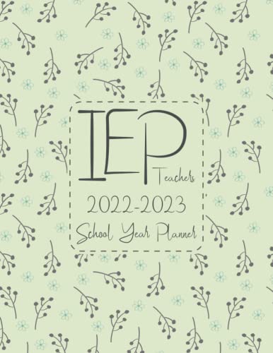 Iep Teachers 2022 2023 School Year Planner Special Education Teachers