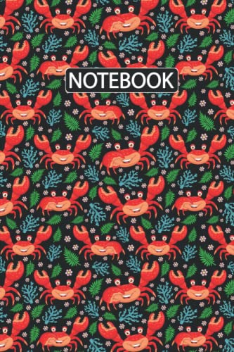 Crab Notebook: Crab Blank Lined Notebook To Write Notes Password ...