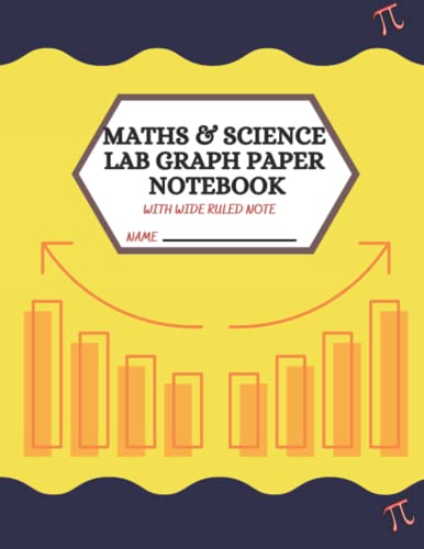 EXCLUSIVE GRAPH BOOK WITH WIDE RULED NOTE FOR SCIENCES AND MATH ...