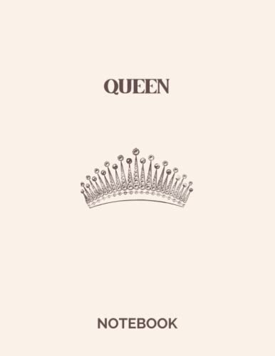 Queen Notebook: 8.5 x 11 Notebook, Lined Paper For Proper Journaling ...