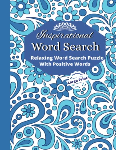 Inspirational Word Search Relaxing Word Search Puzzles: Large Print by ...