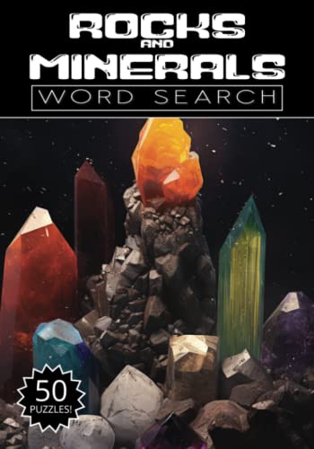 Rocks and Minerals Word Search: 50 Geology Puzzles, Word Find ...