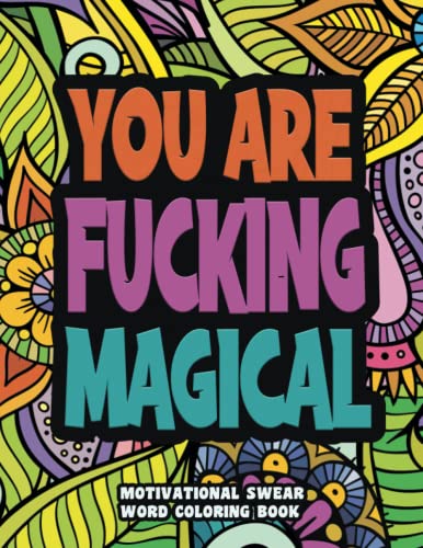 Motivational Swear Words Coloring Book For Adults: Funny Motivational ...