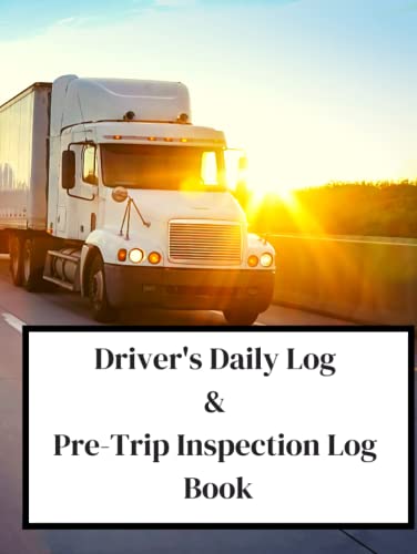 Hardcover (Large Size Version) Daily Truck Driver's Log and Pre Trip ...