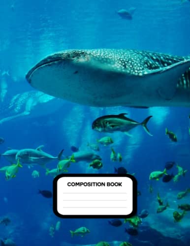 Whale Shark Composition Notebook: College Ruled Lined Paper Notebook ...