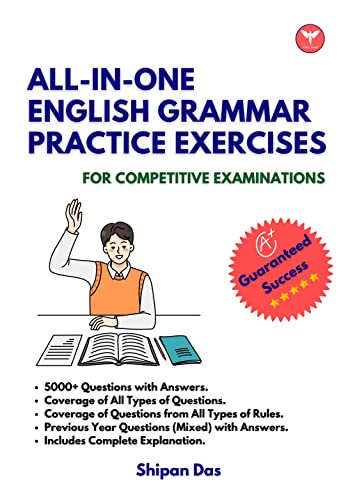 All in One English Grammar Practice Exercises for Competitive ...