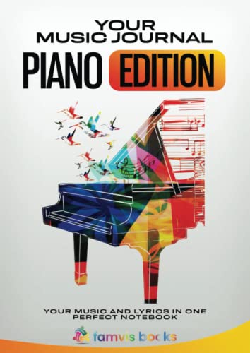 Your Music Journal: Piano | music book A4 | piano school with fun ...