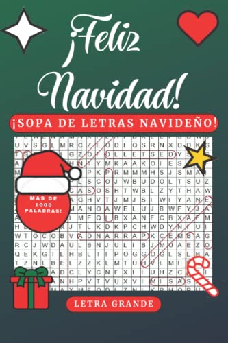 ¡Feliz Navidad! - Sopa de Letras Navideño:: Libro de Sopa de letras de ...