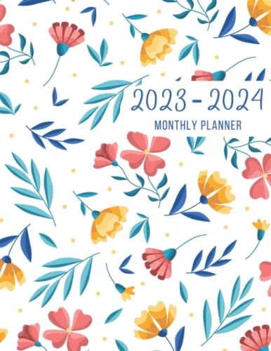 Monthly Planner 2023-2024: 2 Year Monthly Planner Calendar, 24 Months ...