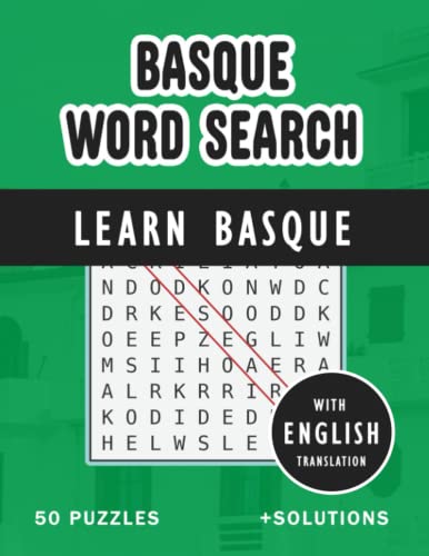 Learn Basque through our Word Search Puzzle: Learn Basque words, Learn ...