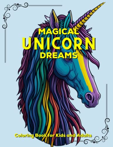 Magical Unicorn Dreams: A Whimsical Coloring Adventure | Fun and Cute ...
