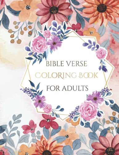 Bible Verse Coloring Book: Christian Scripture Inspirational Quote ...