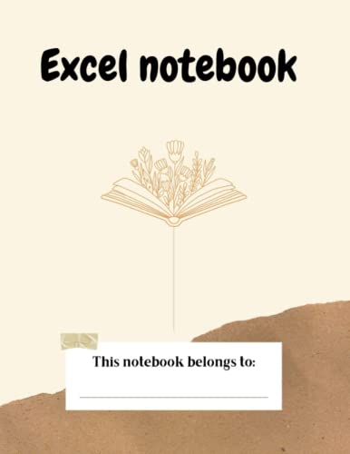 Excel notebook: Notebook for schools and other activities by Stephen ...