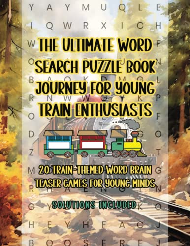 The Ultimate Word Search Puzzle Book Journey for Young Train ...