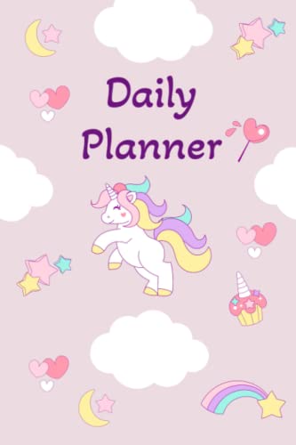 Unicorn Daily Planner: Daily Planner With Task Checklist by Hillcrest ...