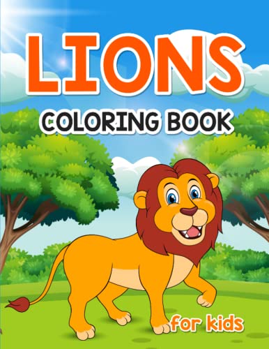 Lions Coloring Books for Kids: Lions Activity Book by Tireless Ambition ...
