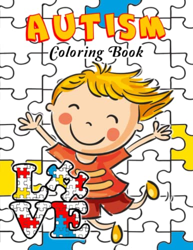 Autism Coloring Book: Motivational Book For Kids, Toddlers ... Autism ...