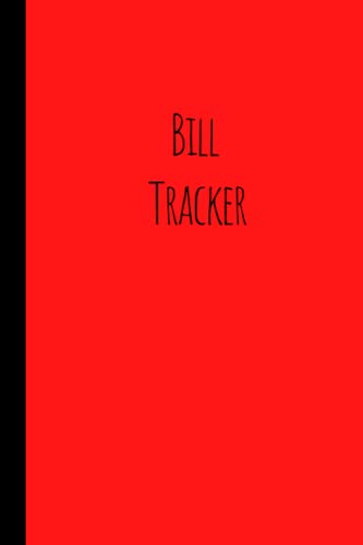 Bill Tracker: Monthly Bill Payment Organizer 6*9 in with bleed 111 ...