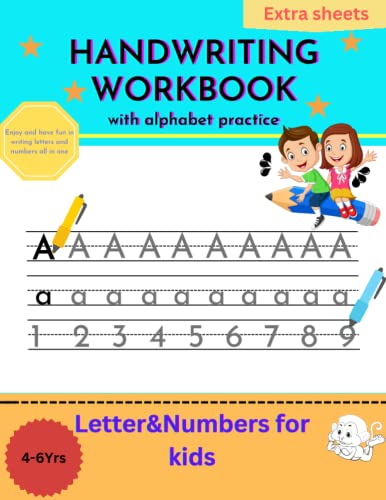 Handwriting Workbook for Kids:Children's workbook for practicing their ...