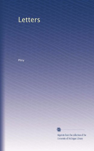 Letters by . Pliny | Goodreads