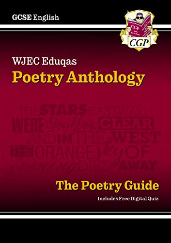 GCSE English WJEC Eduqas Anthology Poetry Guide (with Quizzes) by CGP ...