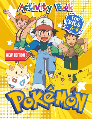 Pocket Activity Book For Kids: Fun Activities For Kids Ages 6-8 ...