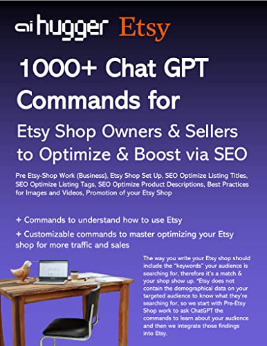 1,000+ ChatGPT Commands for Etsy Shop Owners by AIHugger Contributor | Goodreads
