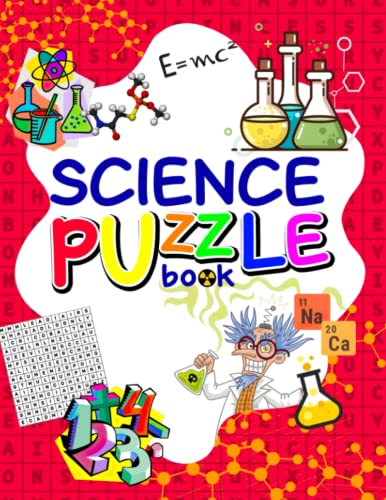 Science Puzzle Book: Relief Stress And Relax With These Sciences Themed ...