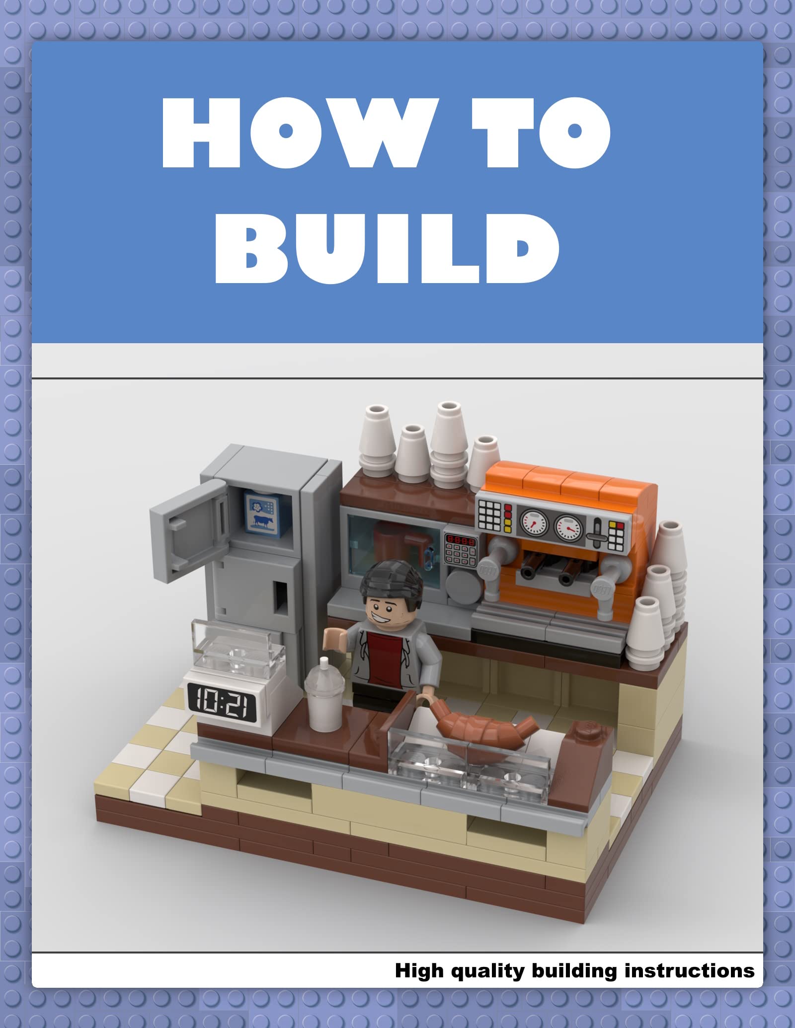 LEGO instructions - How to build a LEGO Coffee Shop MOC (building ...