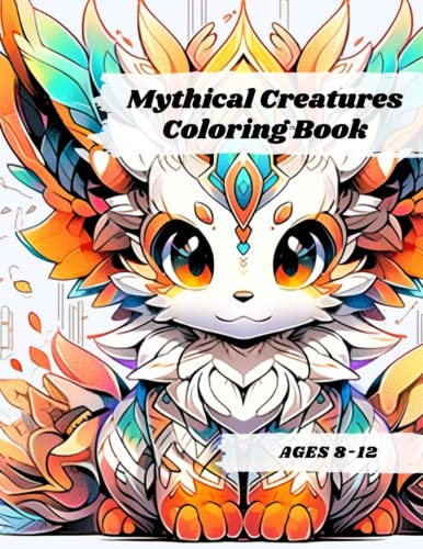 Mythical Creatures Coloring Book: A Mystical Journey through Magical ...