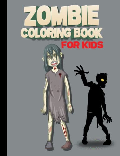 Zombie Coloring Book: A Zombie Lover Coloring Book with Realistic ...