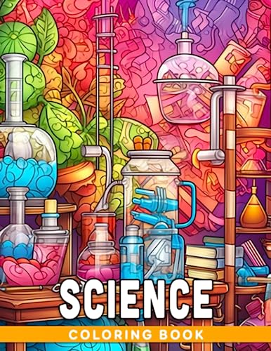 Science Coloring Book: 30+ Illustrated Lab Coloring Pages | More Images ...