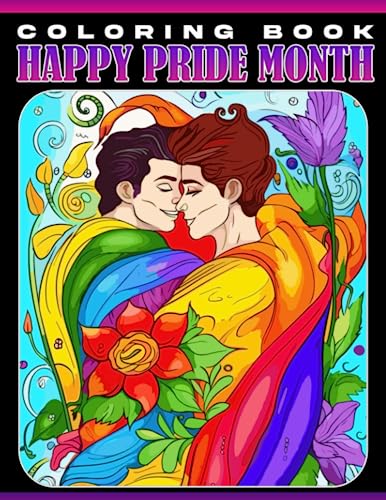 Happy Pride Month Coloring Book: 30 LGBT-themed coloring pages to ...