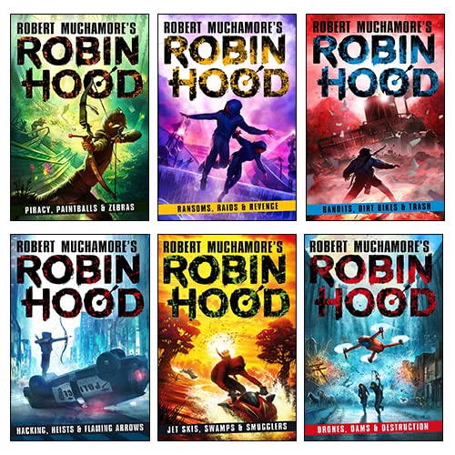 Robert Muchamore's Robin Hood Series 6 Books Collection Set by Robert ...