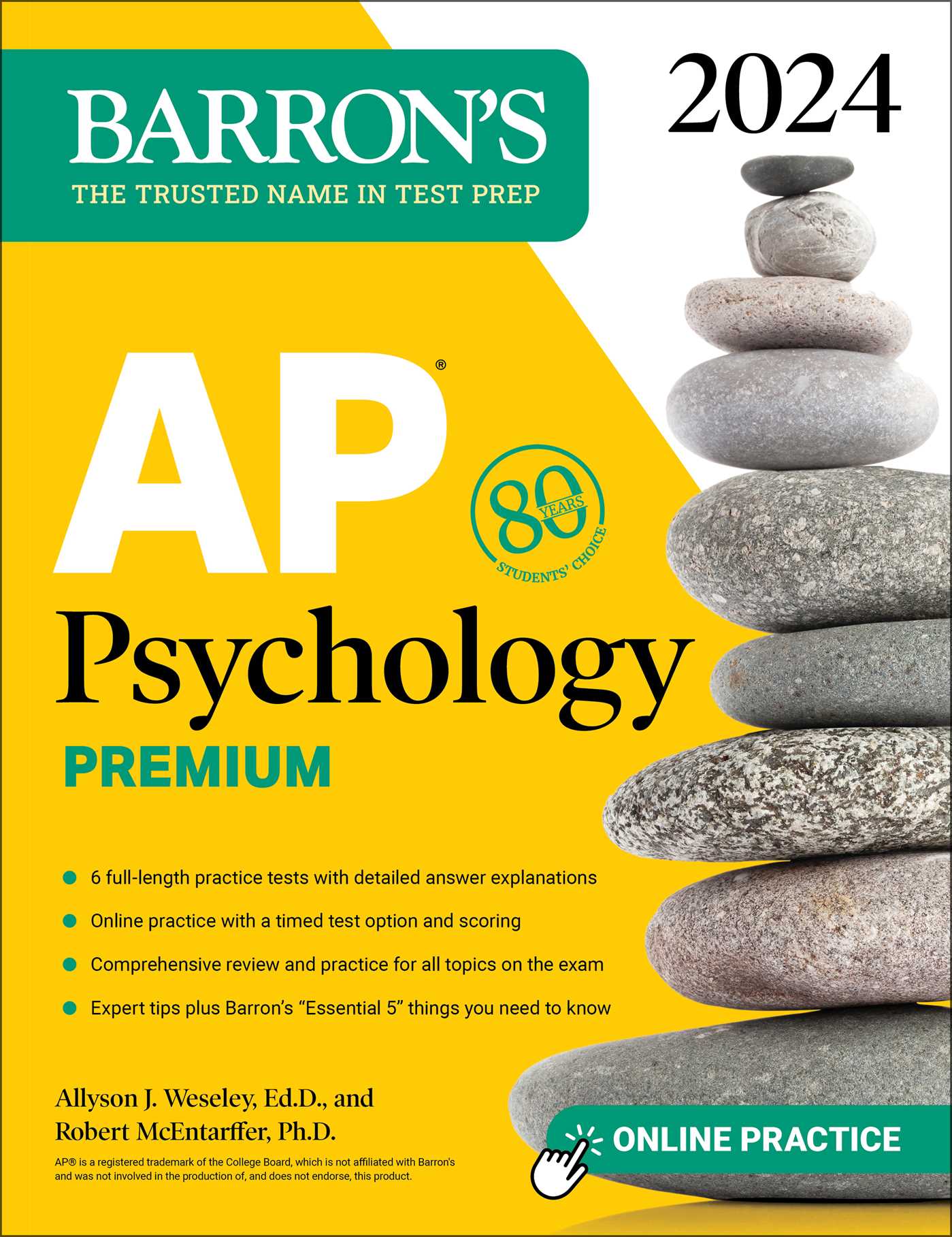 AP Psychology Premium, 2024: Comprehensive Review With 6 Practice Tests ...