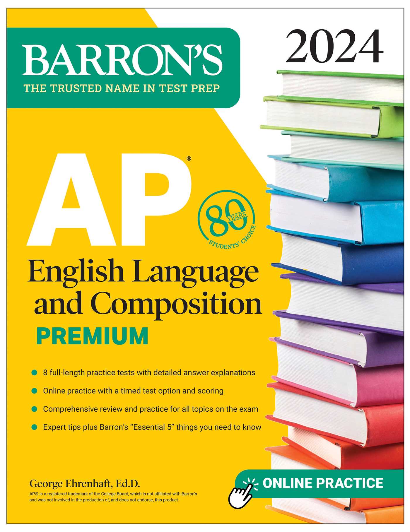 AP English Language And Composition Premium 2024 8 Practice Tests