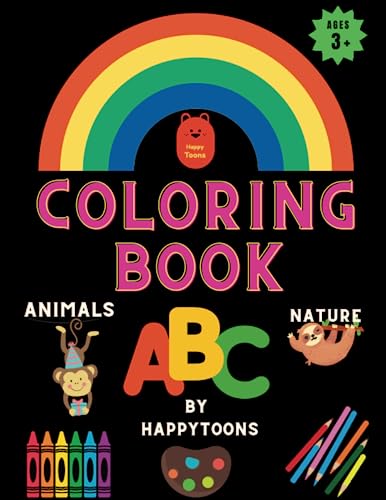 ABC Coloring Book with Fun Facts and Tracing letters : High Quality Big ...