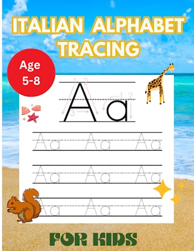 Italian Handwriting Workbook: Cursive: Trace & Learn Italian - Italian ...