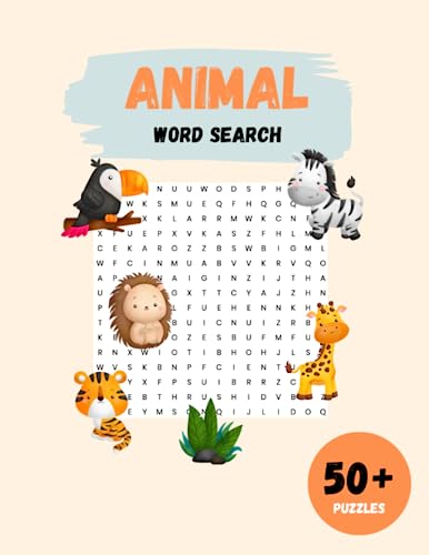 Animal Word Search: 50+ Puzzles With Answers by Brain Tickling | Goodreads