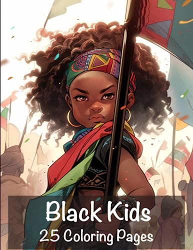 BLACK KIDS Coloring Book Celebrate the beauty and diversity of black ...